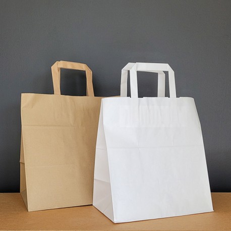 sacs traiteurs, sacs repas à emporter personnalisables en papier kraft